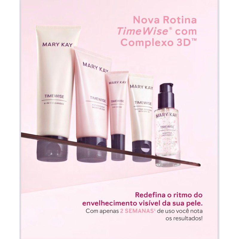 Linha Time Wise Mary Kay | Shopee Brasil