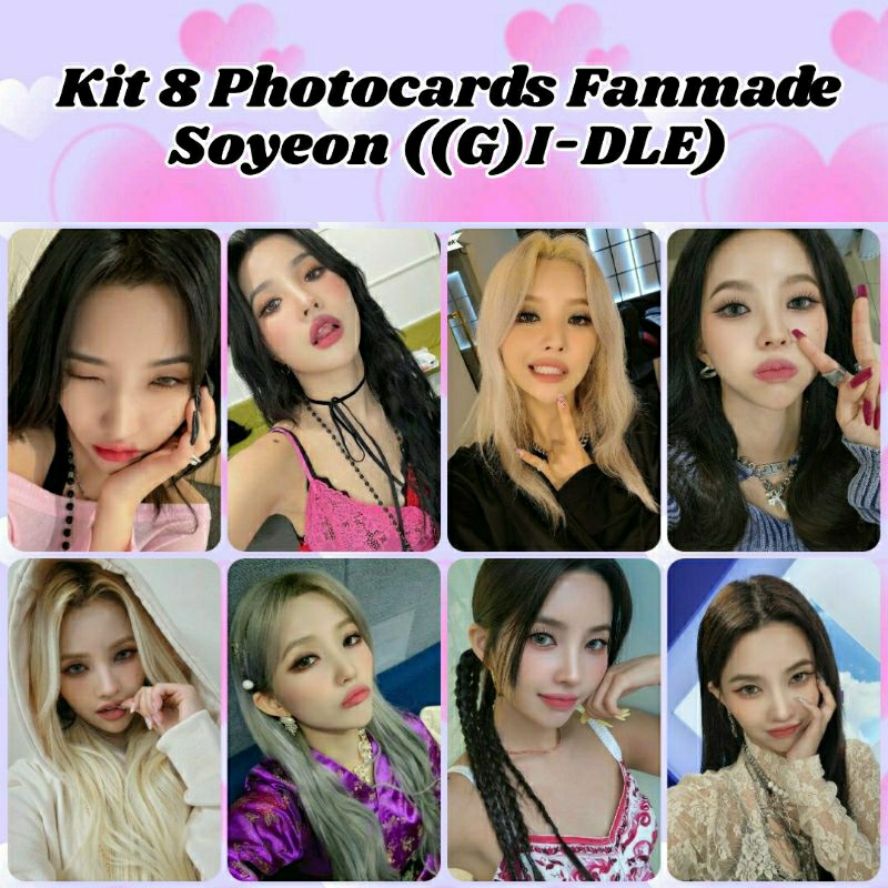Kit 8 Photocards Soyeon (G)I-DLE gidle g idle - Selca Fanmade | Shopee ...