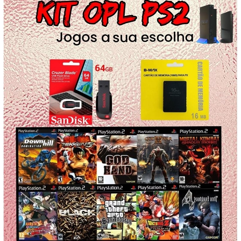 kit OPL para PS2 | Shopee Brasil