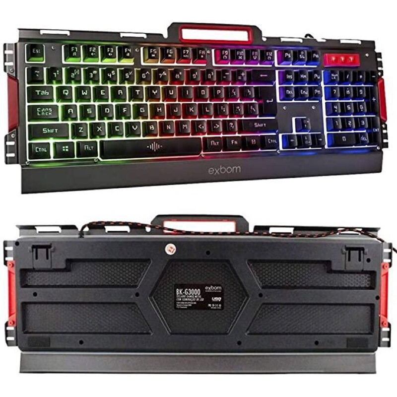 Kit teclado e mouse geimer com fio | Shopee Brasil