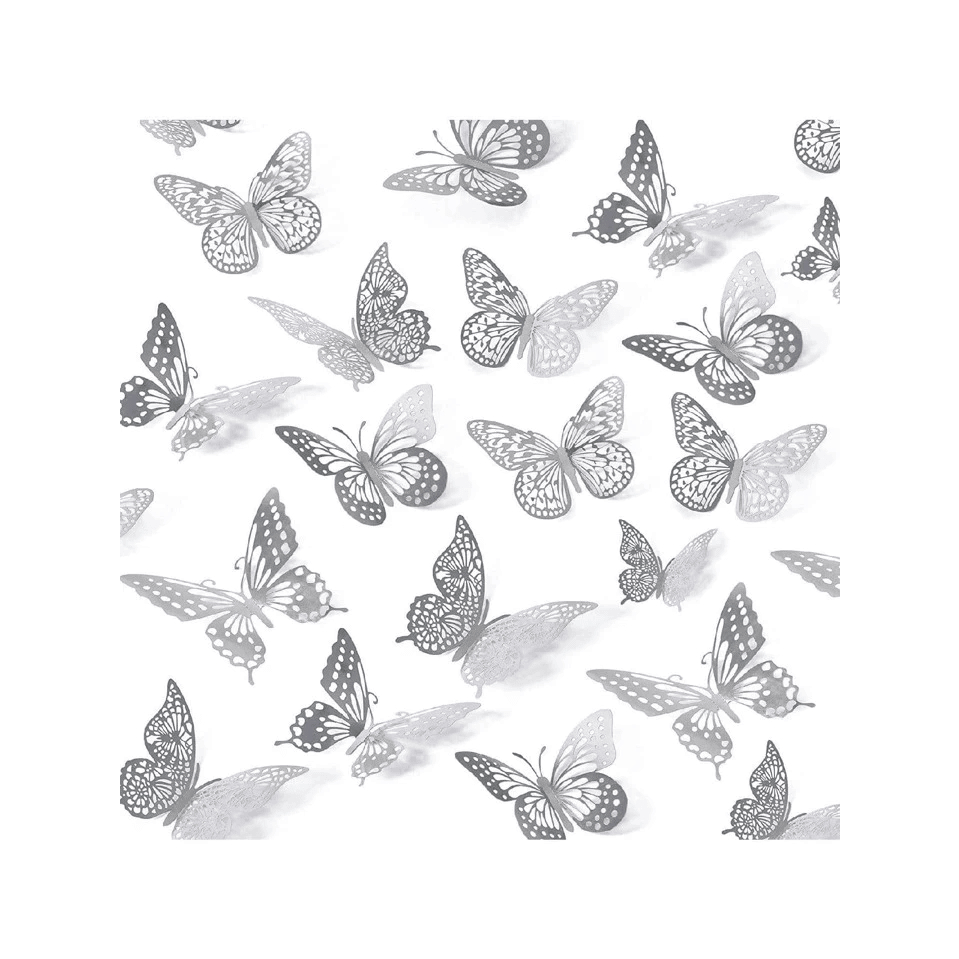 Kit 12 Borboleta Artificial 3D para Decoração de Festa Balão Bexiga ...