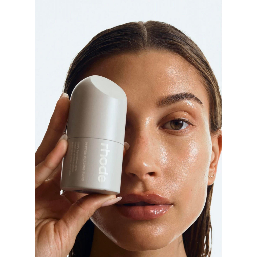 Rhode Peptide Glazing Fluid Hailey Bieber Serum Hidratante | Shopee Brasil