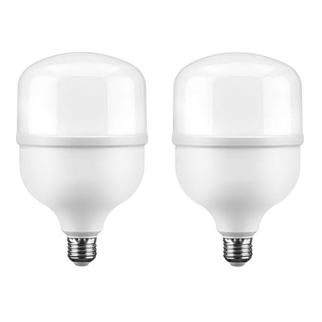 Kit 2 Lâmpadas Led Bulbo Alta Potência 30w E27 Bivolt Branco Frio ...