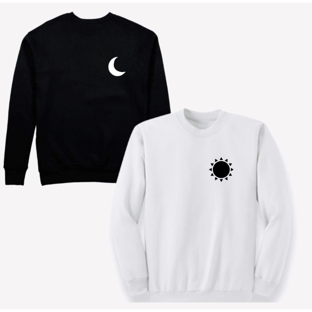 Blusa Kit Moletom Casal Sol e Lua namorados combinando | Shopee Brasil