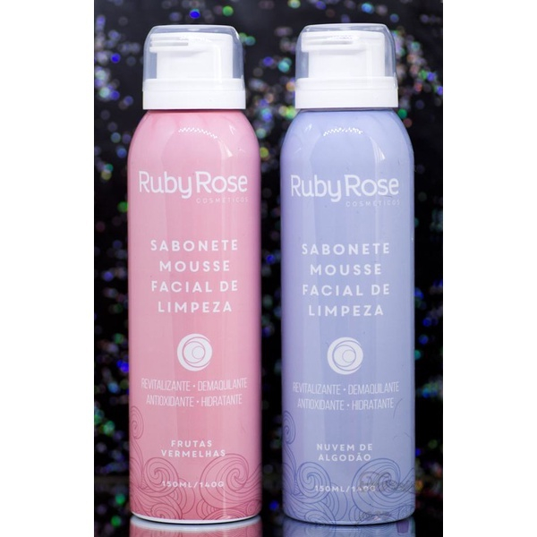 Sabonete Facial mousse Ruby Rose | Shopee Brasil