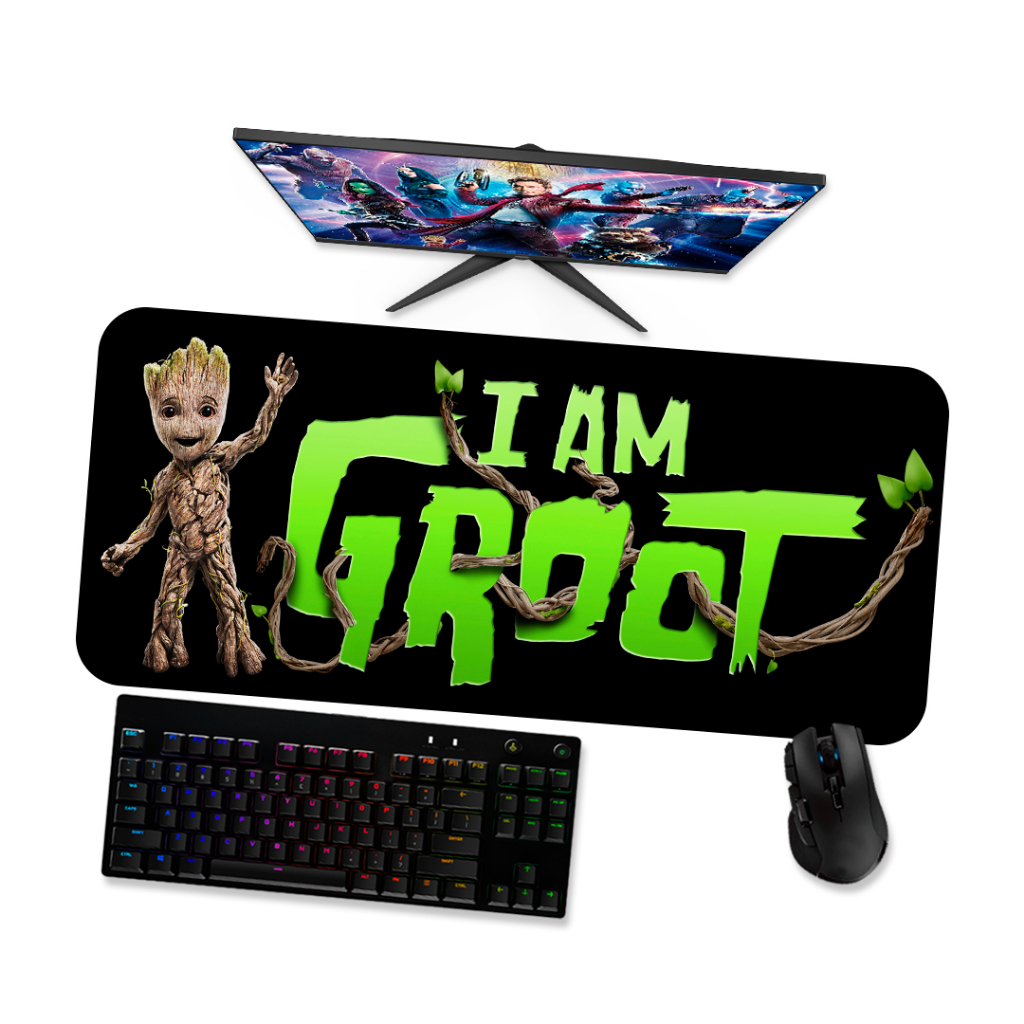 Mouse pad Gamer Grande Mousepad 90x40 80x40 60x40 70x30 - GUARDIÕES DA ...
