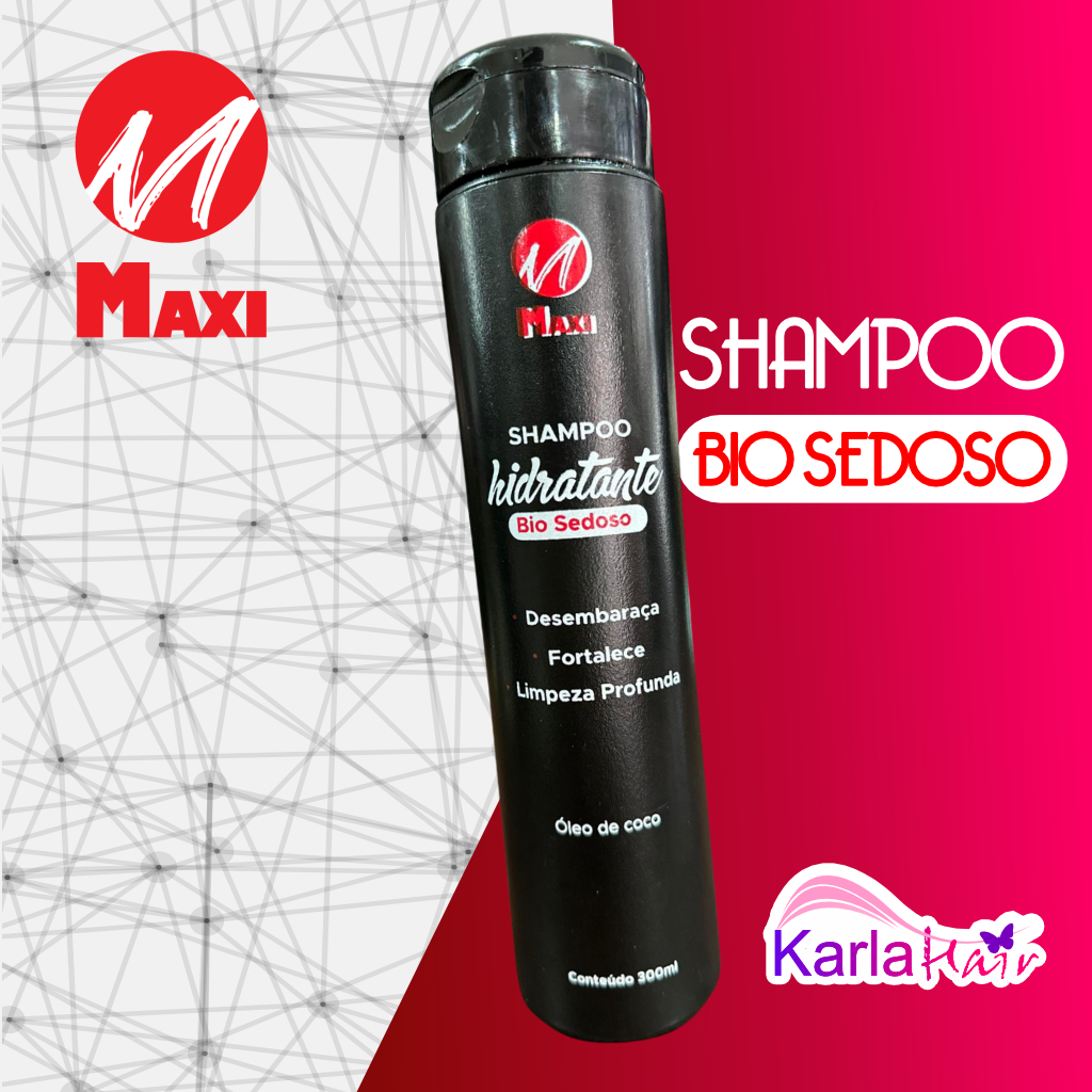 SHAMPOO BIO SEDOSO FIBRAS ORGANICAS E BIO FIBRAS MAXI | Shopee Brasil