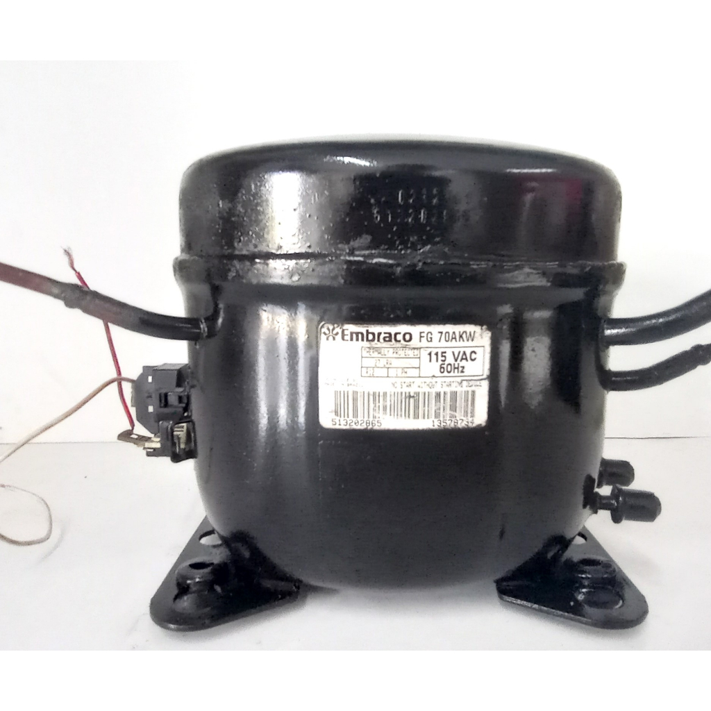 Compressor Embraco 1/5 R12 127v - FG 70AKW | Shopee Brasil