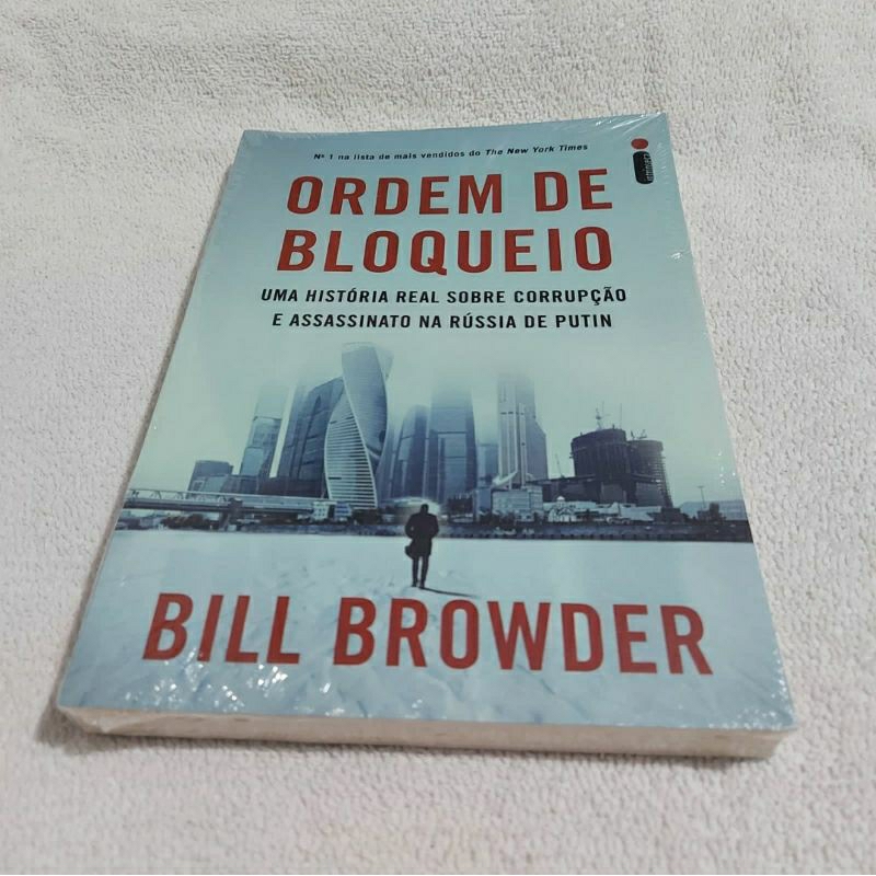 Livro Ordem de Bloqueio | Shopee Brasil