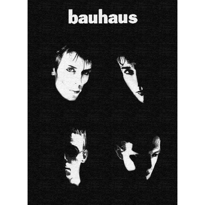 Poster banda bauhaus 42x30cm Tamanho Grande pós punk rock gótico Cartaz Premium Wallpaper Big ...