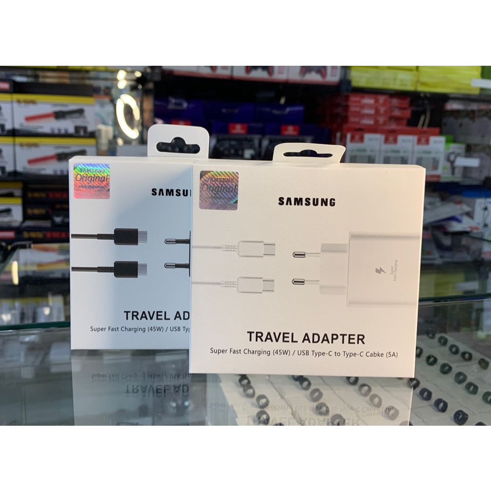 Carregador Samsung Super Fast Charging 45w Preto USB C+Cabo | Shopee Brasil