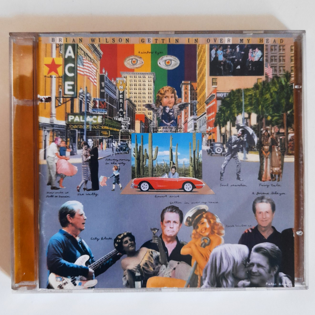 Cd Brian Wilson, Gettin Over My Head. Mídia intacta, encarte c/ pequeno ...