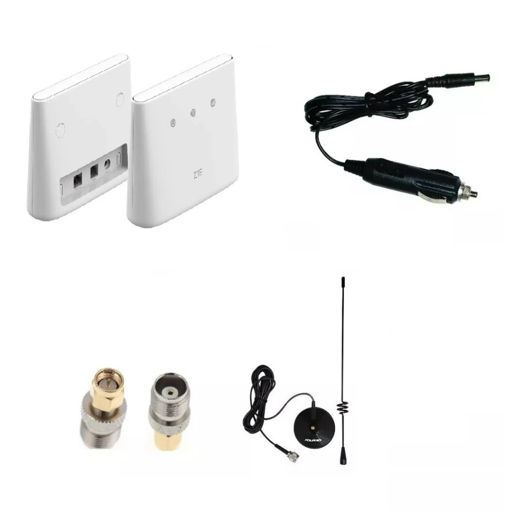 Kit Modem Roteador wifi Veicular 3g 4g 4.5g Wifi 12v 110/220v ...