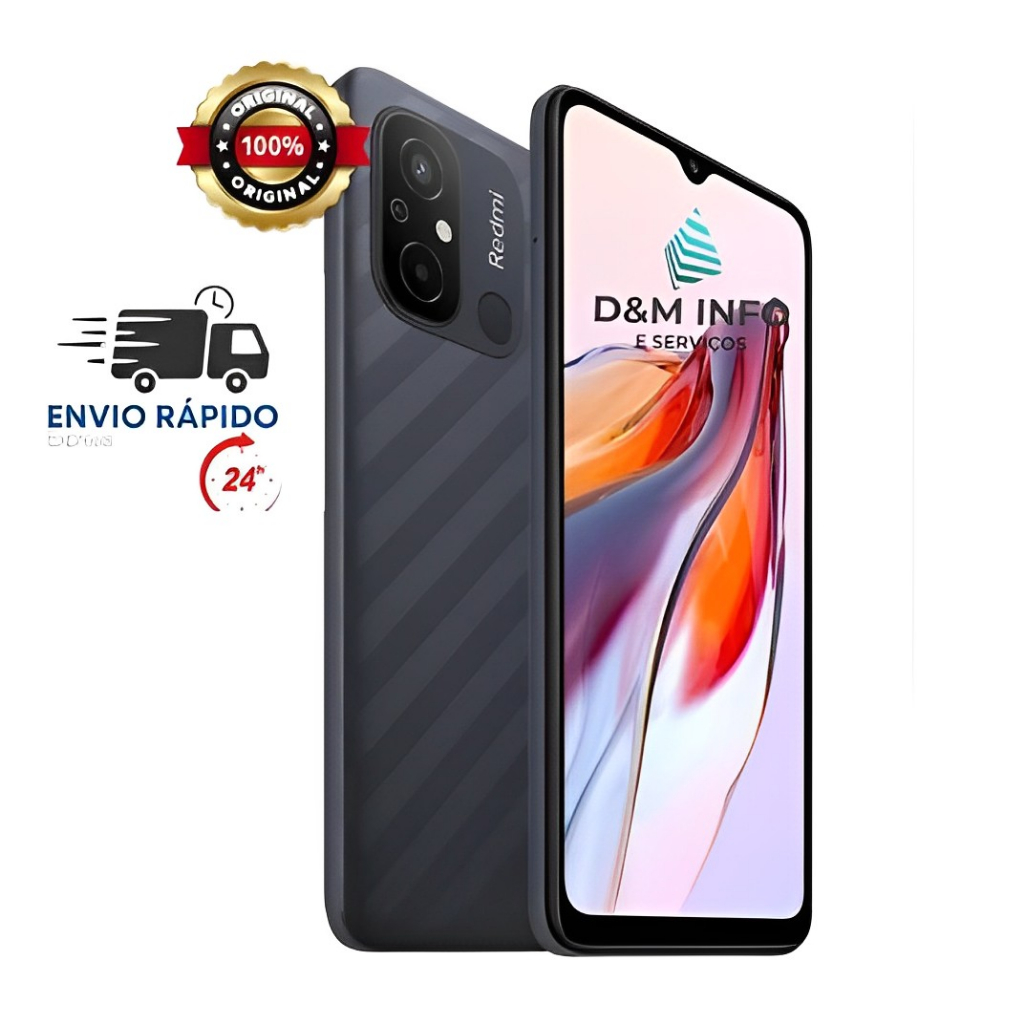 Xiaomi (MI) / Redmi 12C 128GB / 4GB (Graphite Gray) Cinza - O ...