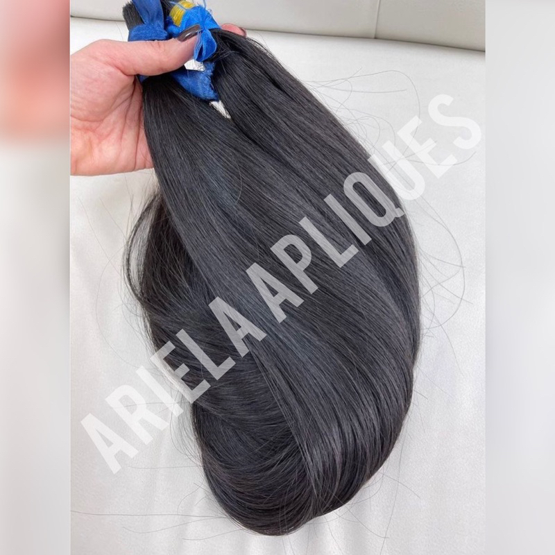 Cabelo Mega Hair Fixo 70cm Aplique | Shopee Brasil