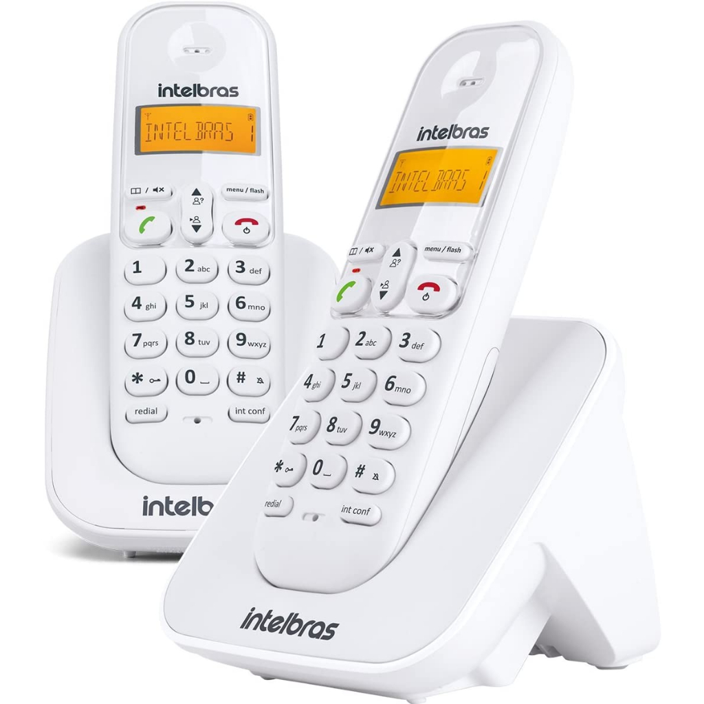 Telefone Sem Fio Intelbras Com Bina Identificador Chamadas Bivolt ...