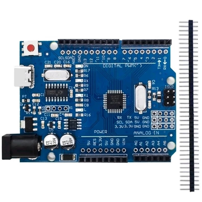 Arduino Uno SMD Atmega 328 conexão tipo USB-C | Shopee Brasil