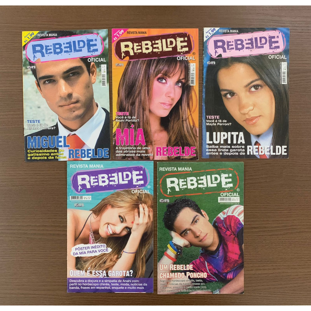 Revista Mania Rebelde RBD | Shopee Brasil