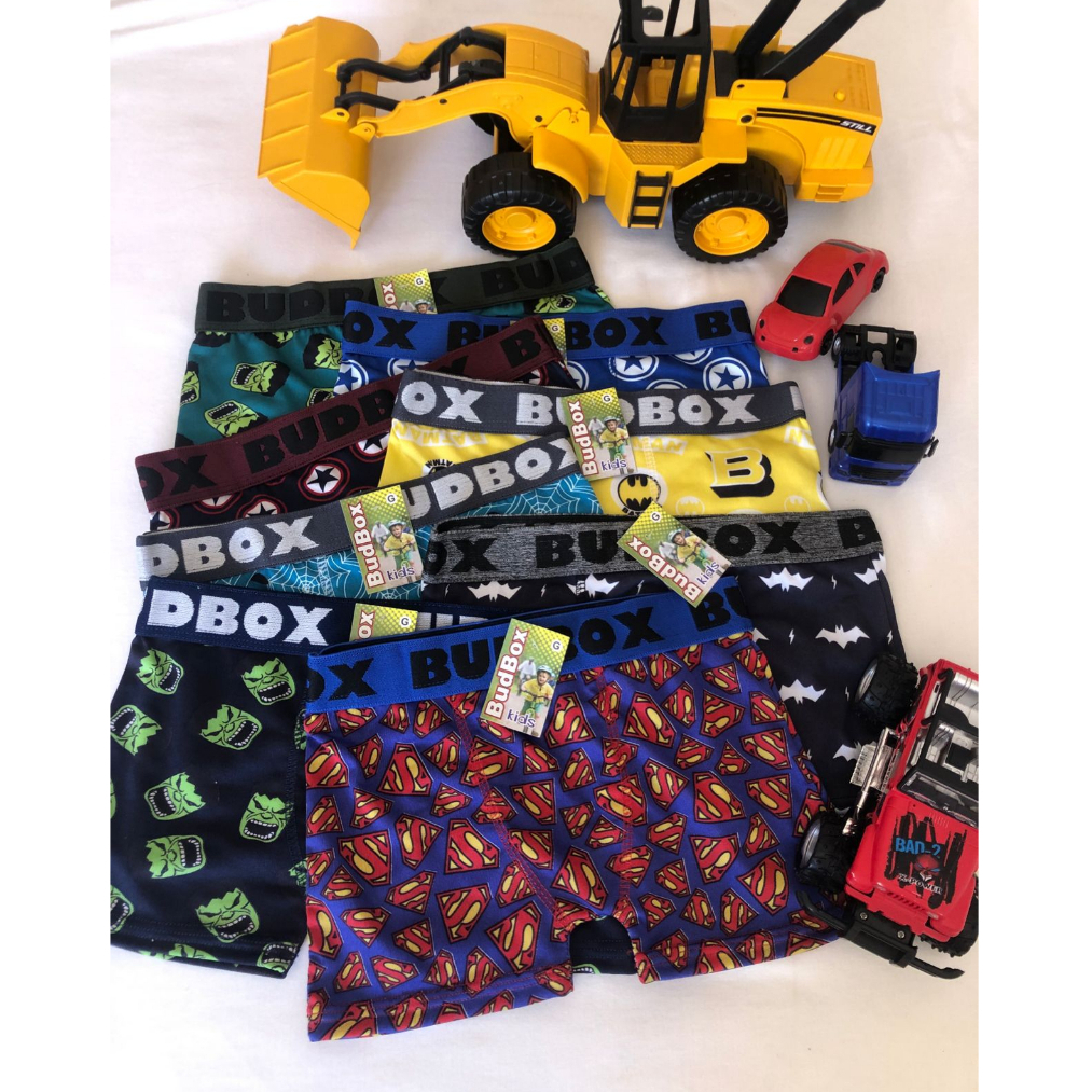 Kit 10 Cuecas Infantil Menino Box Boxer Microfibra Estampada | Shopee ...