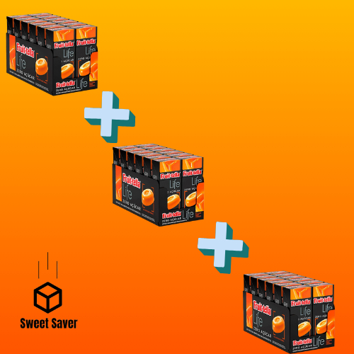 Combo 3 Displays Fruit-Tella Life Caramelo 12 Unidades - 18,9g | Shopee ...