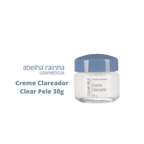 Creme Clareador Clear Pele 30g | Shopee Brasil