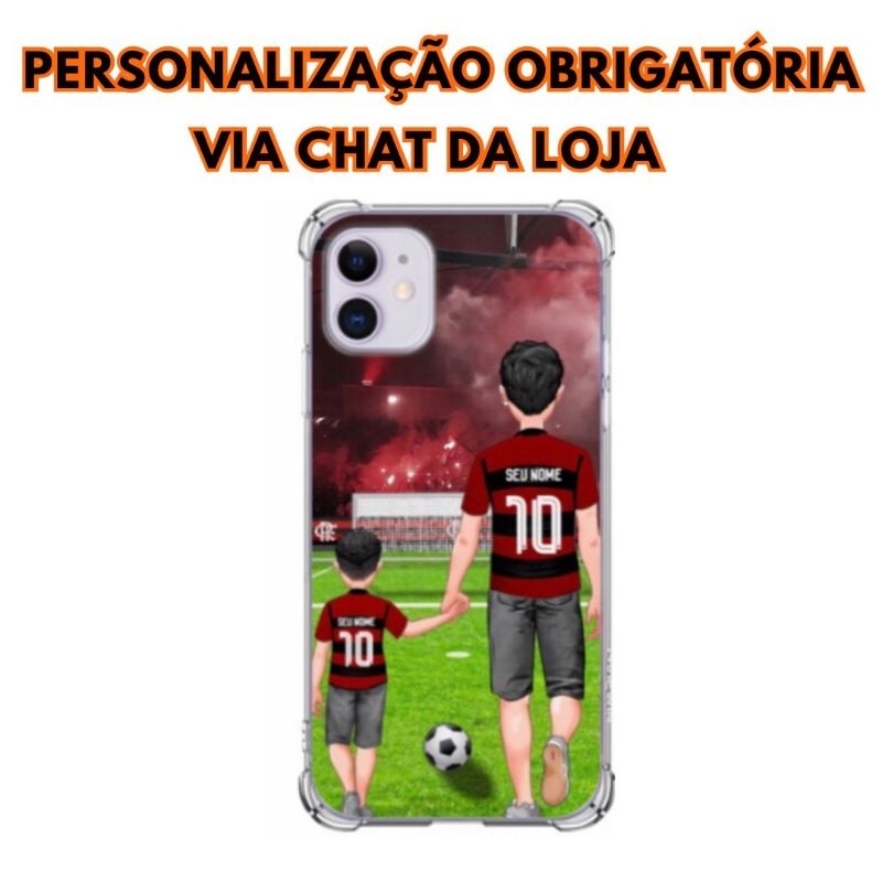Capa Capinha Personalizada Flamengo Torcedor Pai e Filho Rubro-negro ...