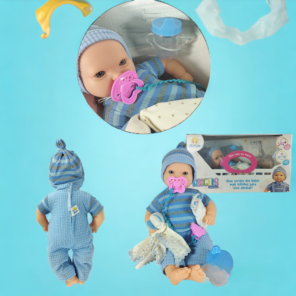 Boneco Angels Fofinho Menino Fraldinha Mamadeira Faz Xixi | Shopee Brasil Boneco Angels Fofinho Menino Fraldinha Mamadeira Faz Xixi | Shopee Brasil