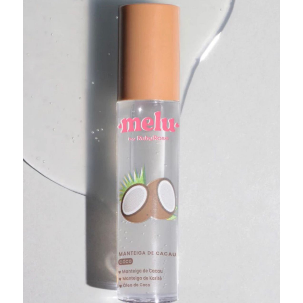 MANTEIGA DE CACAU COCO MELU - GLOSS MELU DE COCO RUBY ROSE BRILHO DE ...