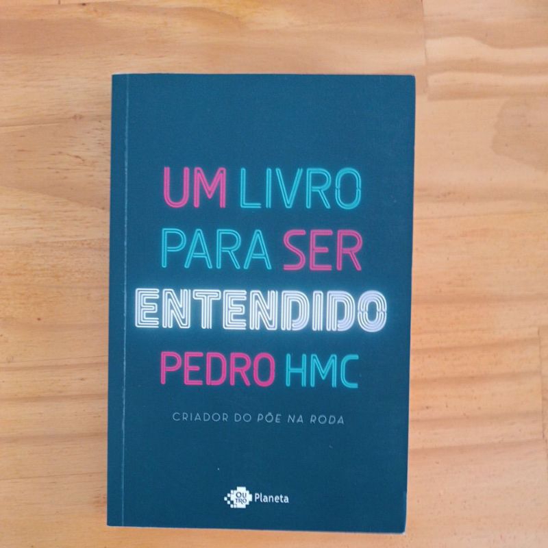 Um livro para ser entendido de Pedro HMC | Shopee Brasil