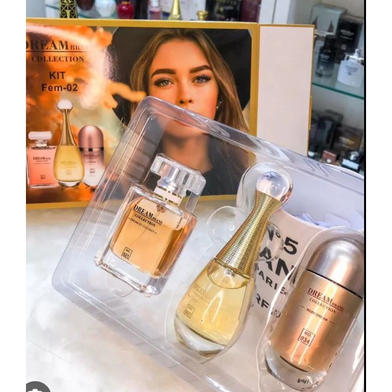 kit perfume feminino Dream Brand collection N02 | Shopee Brasil