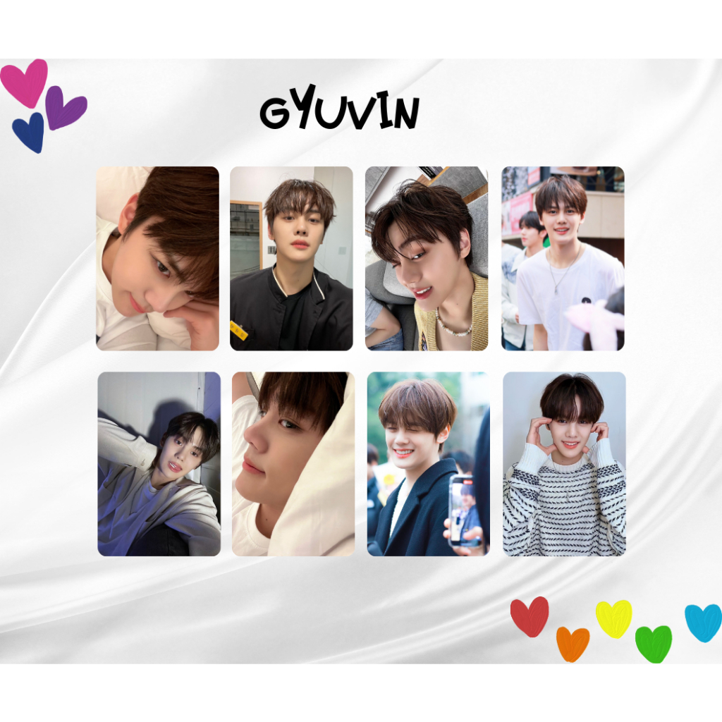 Zerobaseone Zb1 Kpop Fanmade Kit 9 Photocards Kim Ji Woong Zhang Hao Sung Han Bin Seok
