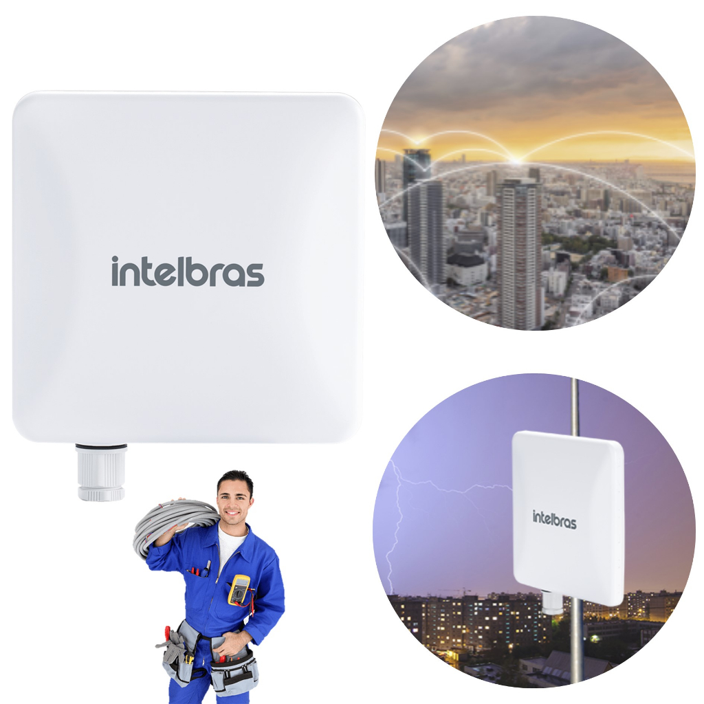 Roteador Digital Sem Fio 5ghz E 20dbi Apc 5a-20 Intelbras | Shopee Brasil