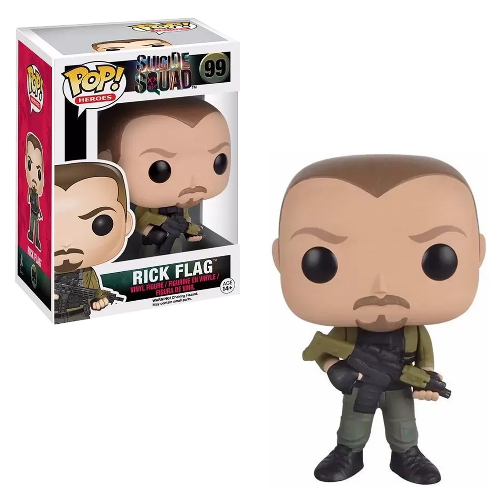 Funko Pop! Rick Flag #99 - Suicide Squad | Shopee Brasil