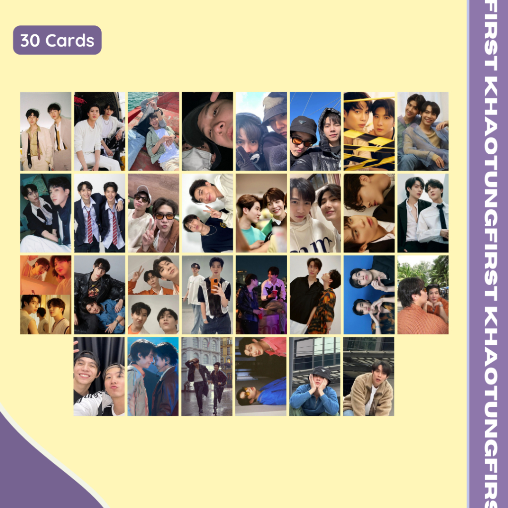 30 Lomo Cards First Khao | Only friends, the eclipse. BOYS LOVE ...