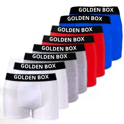 Kit 5 Cueca Box Masculina Cueca Boxer Masculino | Shopee Brasil