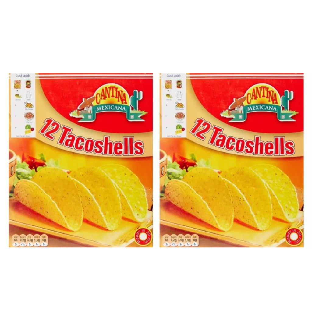 Kit 2 Cx De Taco Shells C/12 Tacos - Cantina Mexicana 150g | Shopee Brasil