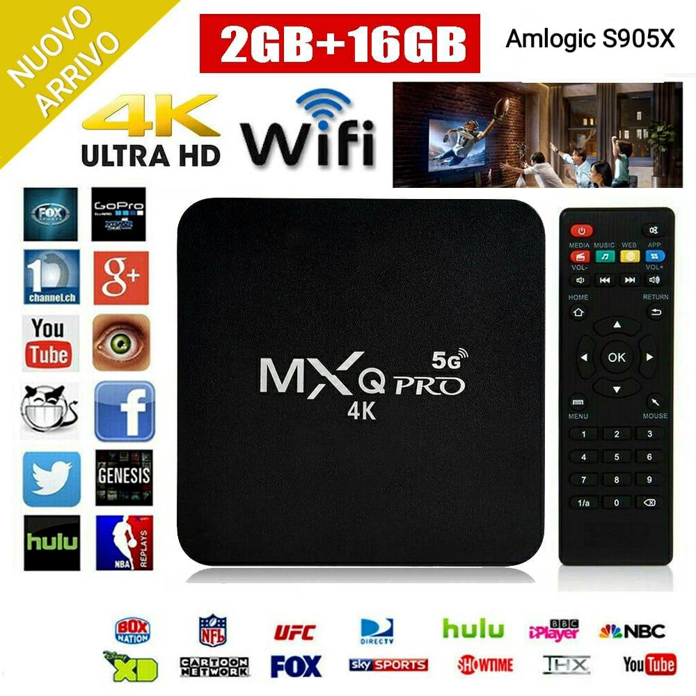 MXQ PRO 4K BOX ANDROID IPTV QUAD CORE 2+16GB WI-FI 5GHZ | Shopee Brasil