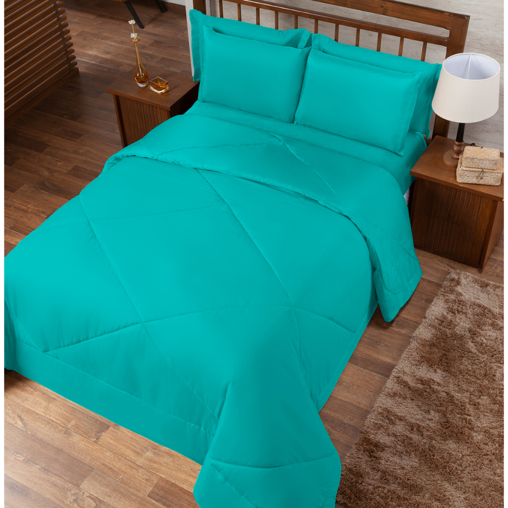 Edredom Casal Queen 03 Peças Dupla Face Margarida Premium | Shopee Brasil