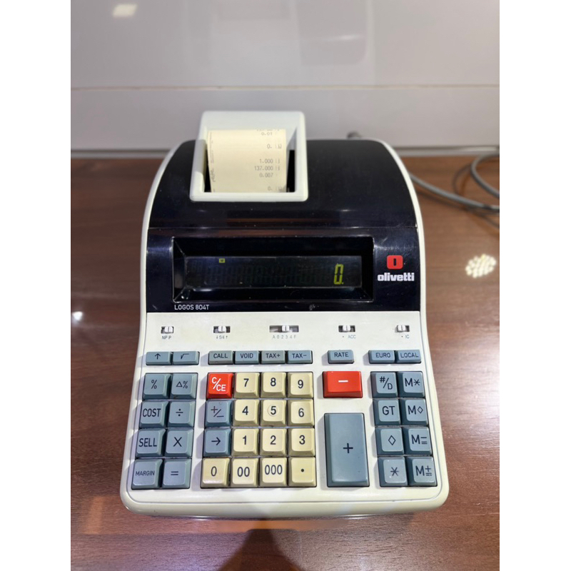 Calculadora Olivetti Logos 804T Usada | Shopee Brasil