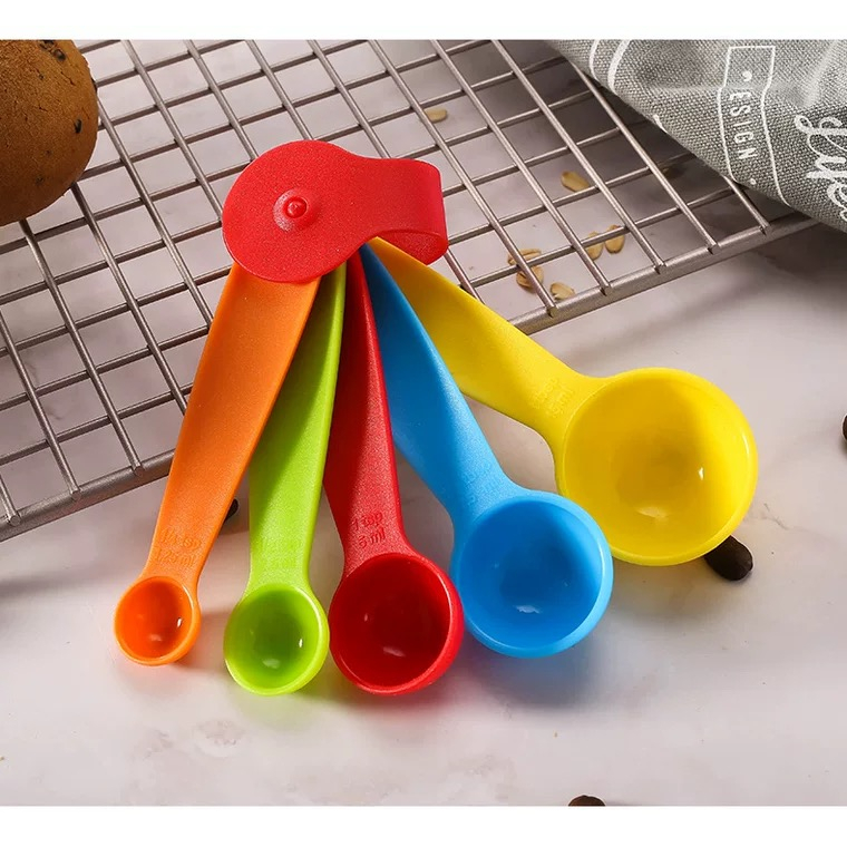 Conjunto de Colheres Medidoras Para Cozinha Colher 5 Medidas | Shopee ...