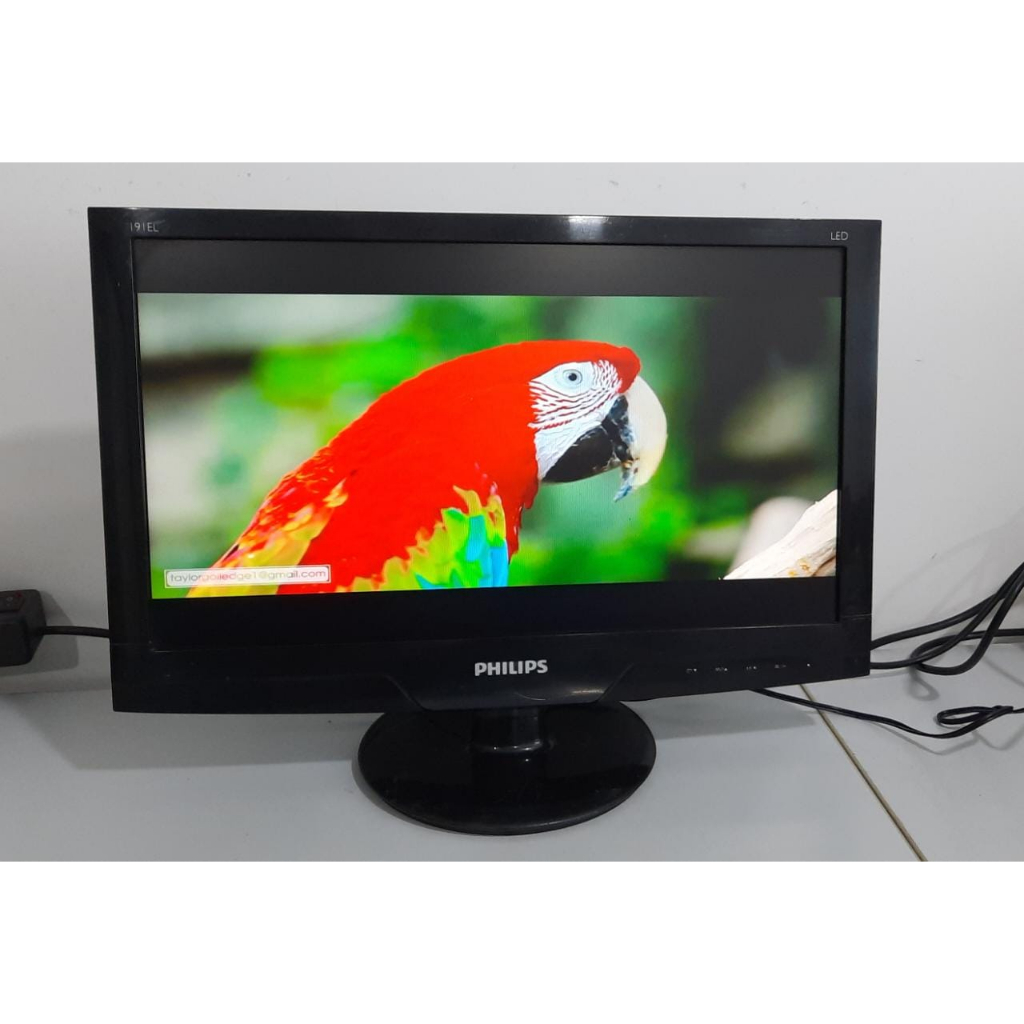 Monitor 19 polegadas Philips 191EL2 191EL2sb Vga dvi | Shopee Brasil