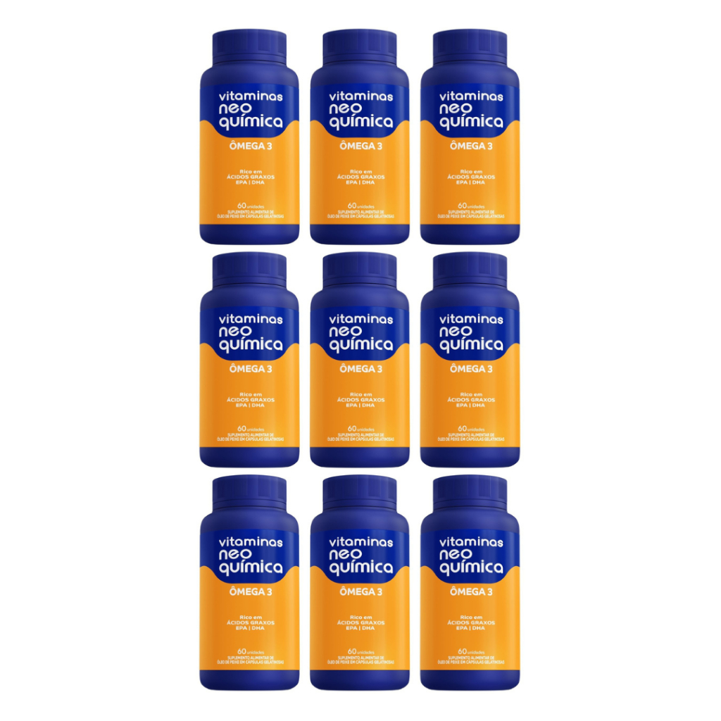 Kit 9x - Omega 3 Neo Química - Oleo de Peixe - EPA | DHA - Acidos ...