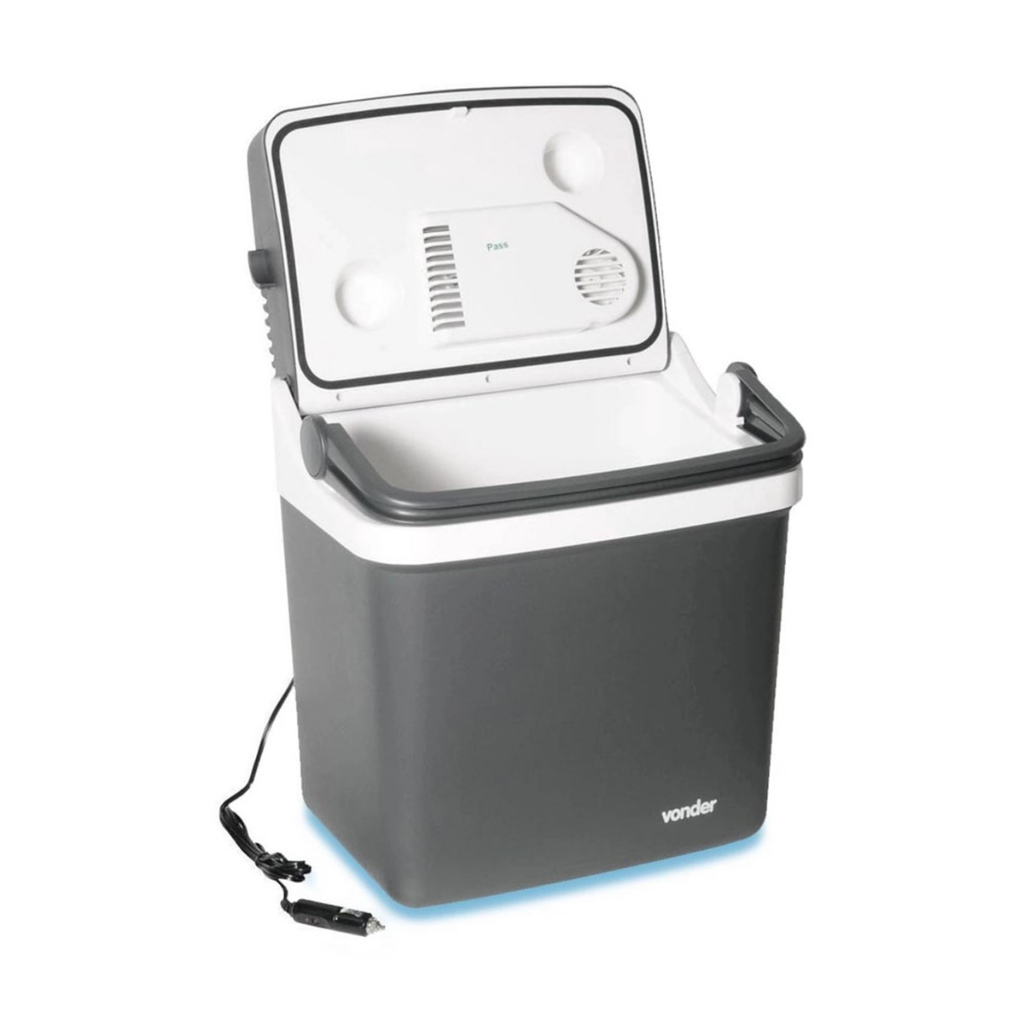 Caixa Térmica Refrigerador Automotivo Vonder Cinza Cooler 12V 20 Litros | Shopee Brasil