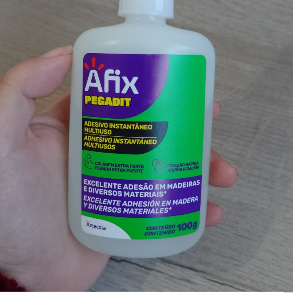 Cola Instantanea Afix Pegadit 100g Rápida Extra Forte Adesivo ...