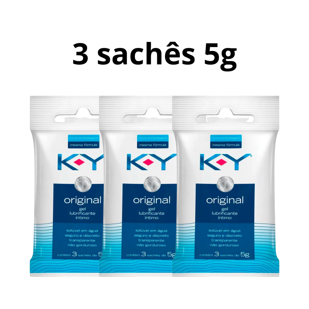 Ky Gel Lubrificante Íntimo 5G K-y Base Água Sache 5g - 1 UNIDADE ...