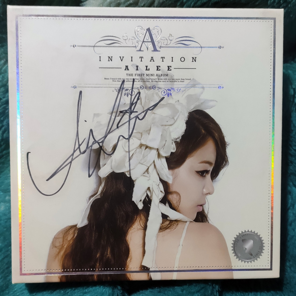 CD Ailee Invitation - the 1st mini album (k-pop) - AUTOGRAFADO | Shopee ...