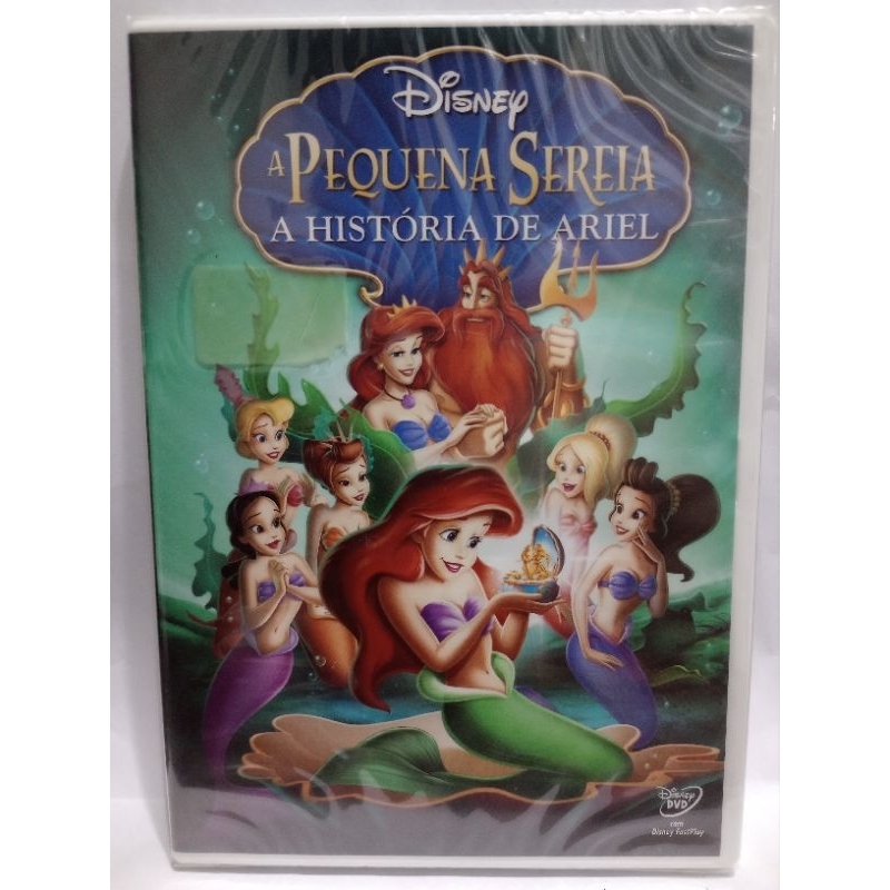 Dvd: A Pequena Sereia - A História de Ariel - Original e Lacrado | Shopee Brasil