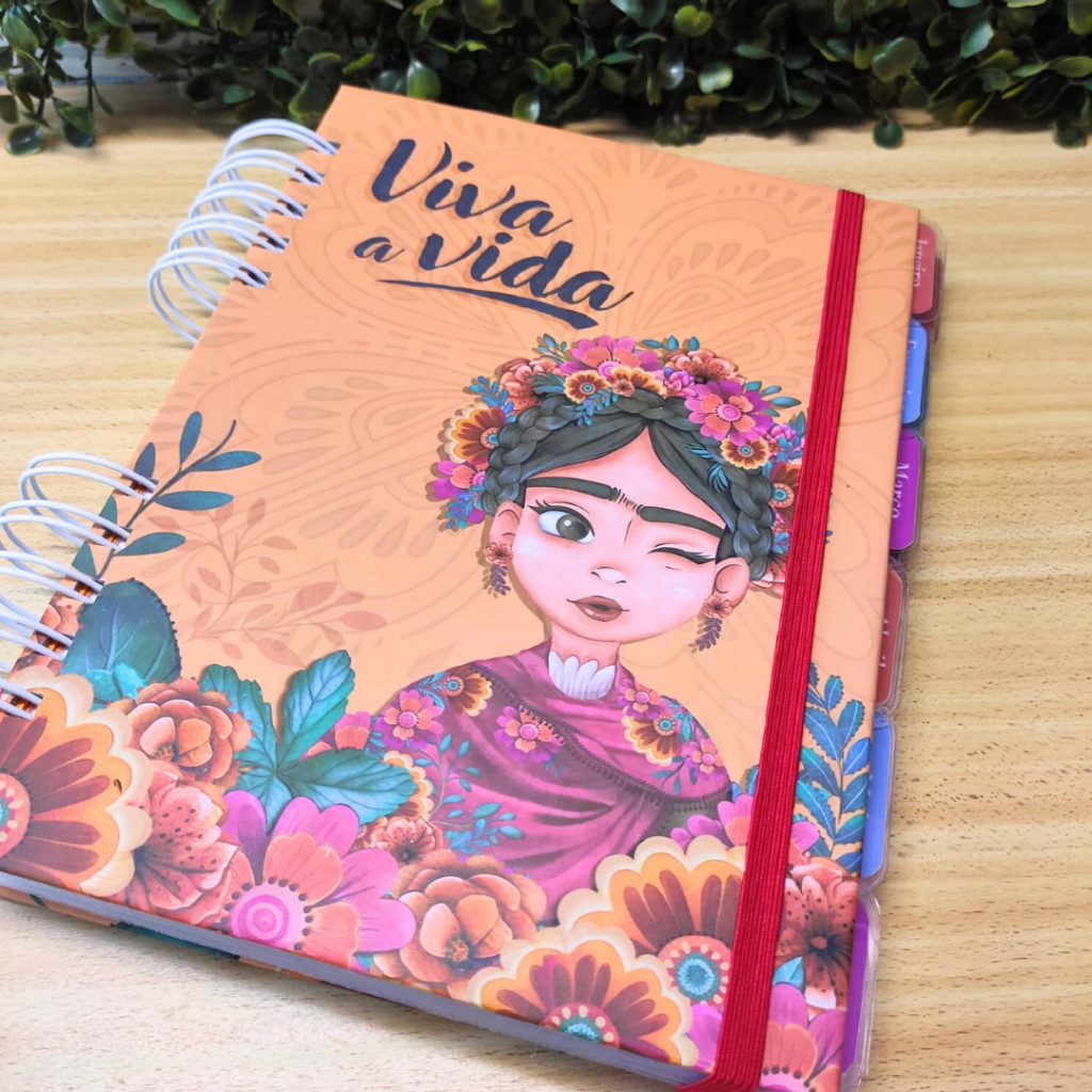 PLANNER PERMANENTE FRIDA KAHLO | Shopee Brasil