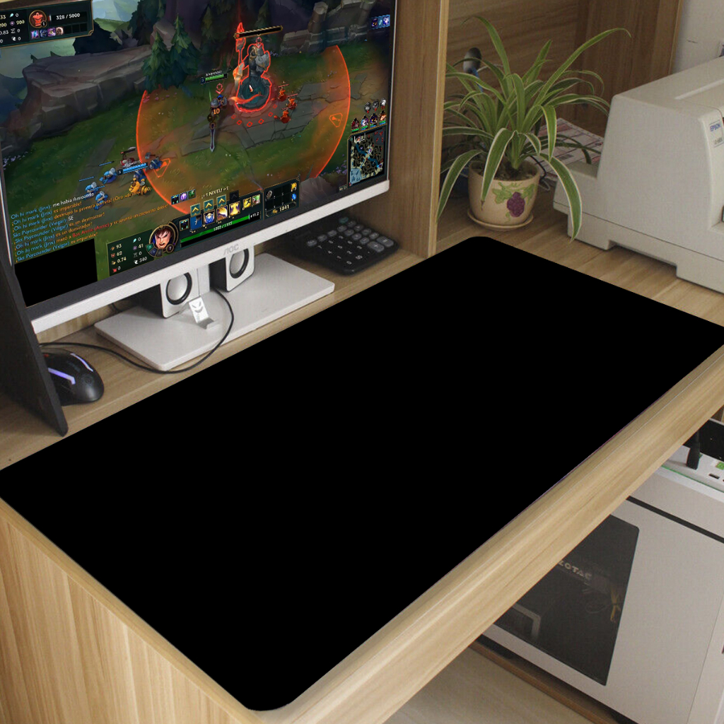 Mouse Pad Liso Basico Grande Varias Estampas 70x35 80x40 90x40 90x55 cm ...