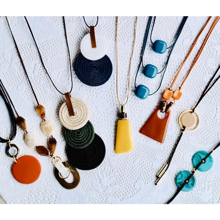 Colar artesanal - Maxi colar - diversos modelos | Shopee Brasil